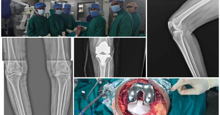 Left Knee Osteoarthritis Grade 4 Treated with Total Knee Replacement ...